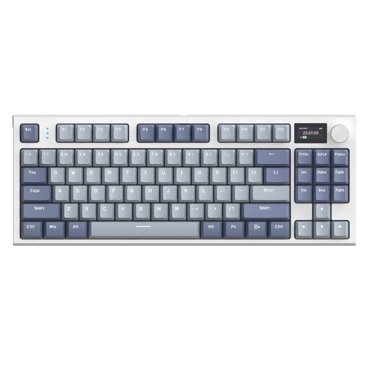 Wireless Mechanical Keyboard With Display Screen and Volume Rotary But ...
